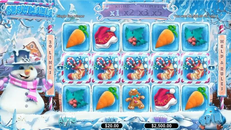 Snowmania : Triple 7 Casino