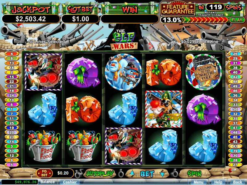 The Elf Wars : Triple 7 Casino